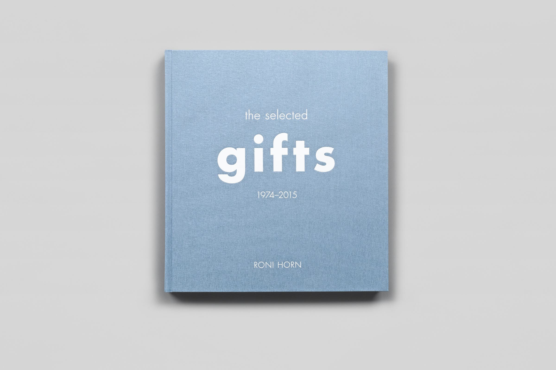 Roni Horn – The Selected Gifts – www.photobookstore.nl